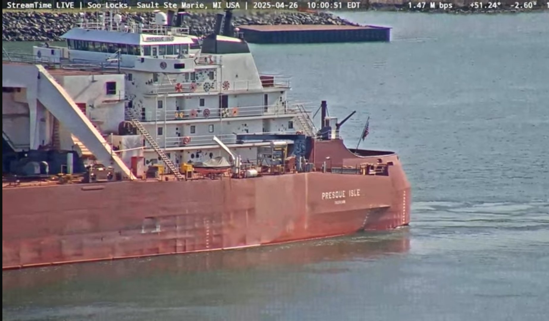 Solve (Tug/barge) Presque Isle (4/26/2025) jigsaw puzzle online with 84 ...