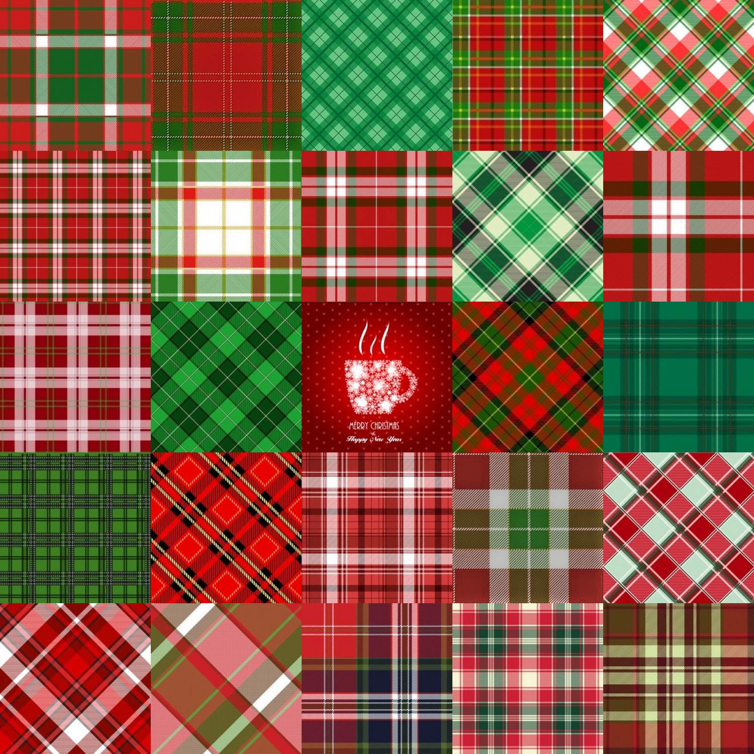 Solve Christmas Plaids jigsaw puzzle online with 144 pieces