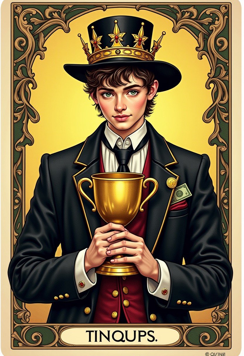 Solve Tarot ~~ 5 December jigsaw puzzle online with 48 pieces