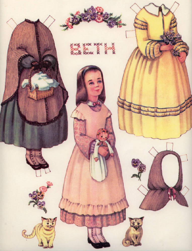 Solve Paper Doll ~ Little Women ~ Beth jigsaw puzzle online with 80 pieces