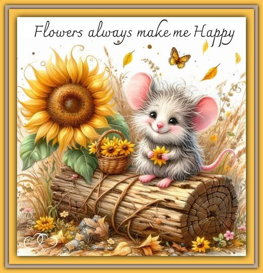 Solve Flowers make me happy :) jigsaw puzzle online with 64 pieces