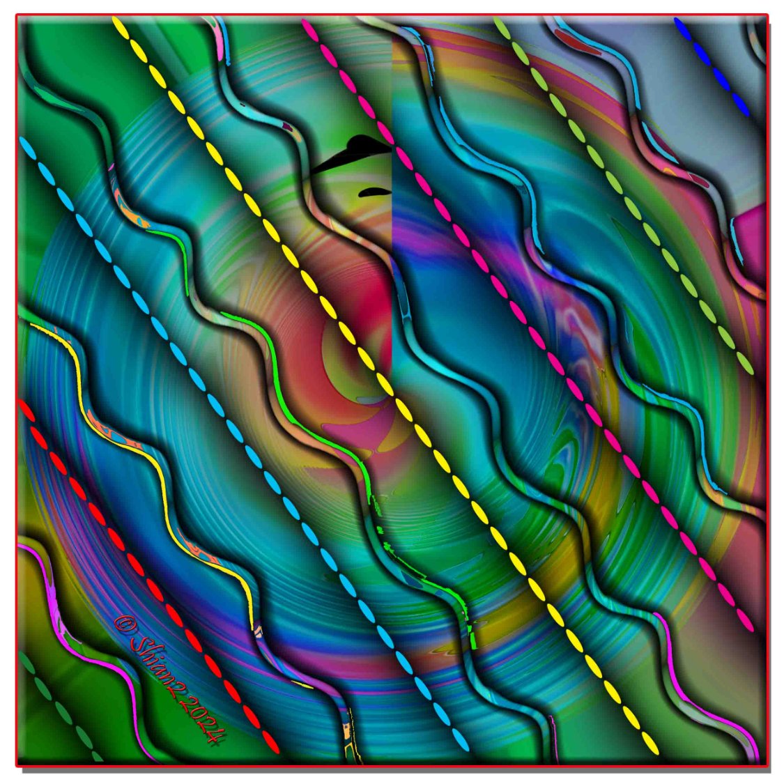 Solve Wavy jigsaw puzzle online with 16 pieces