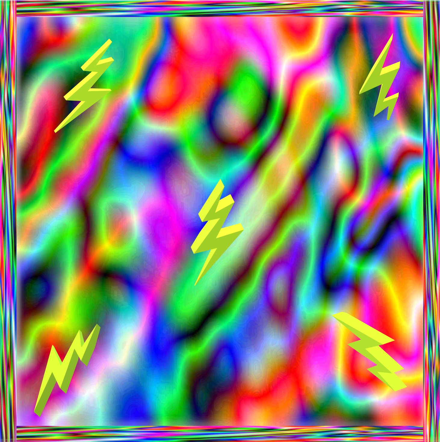 Solve Rainbow Lightning jigsaw puzzle online with 196 pieces