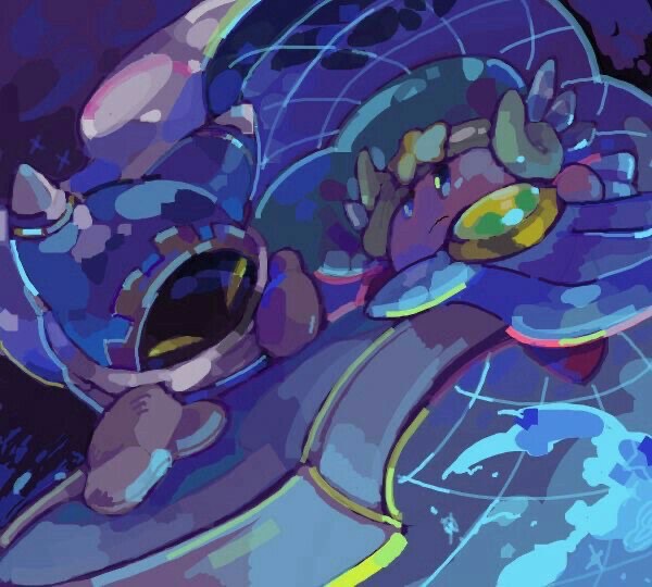 Solve ultra sword kirby fighting magolor jigsaw puzzle online with 90 ...