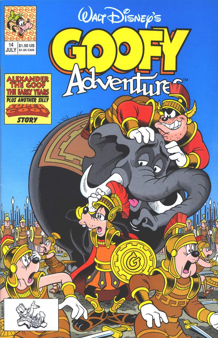 Solve Goofy Adventures: Roman Goofy jigsaw puzzle online with 35 pieces