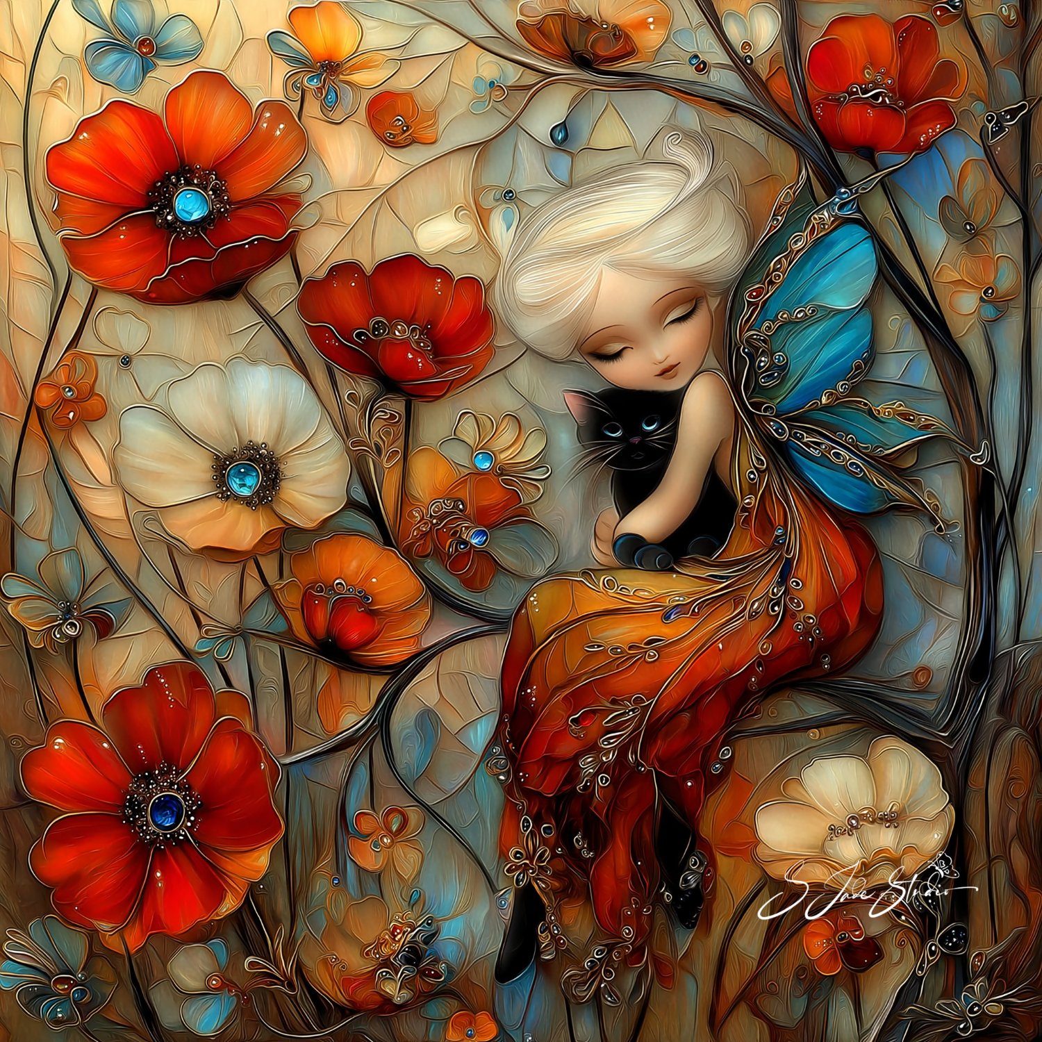 Solve Fairy jigsaw puzzle online with 100 pieces