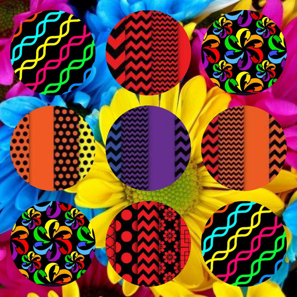 Solve RAINBOW BRIGHT jigsaw puzzle online with 81 pieces