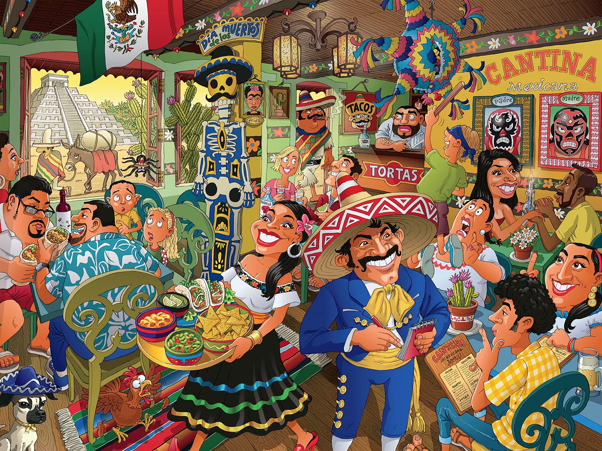 Solve Mexican Restaurant jigsaw puzzle online with 352 pieces