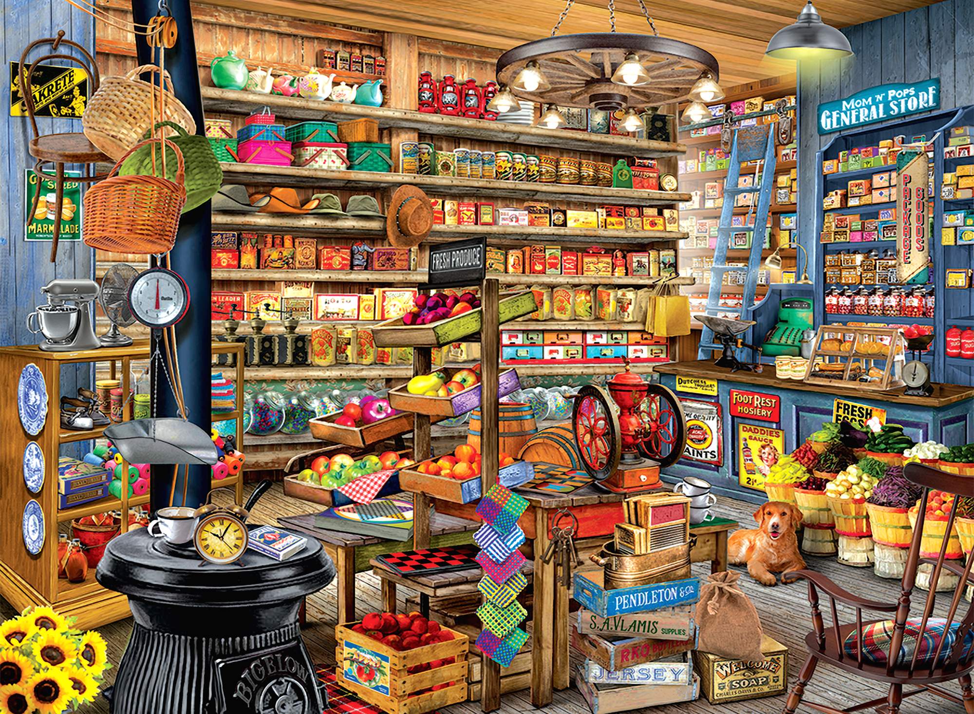 Solve Mom and Pops jigsaw puzzle online with 352 pieces