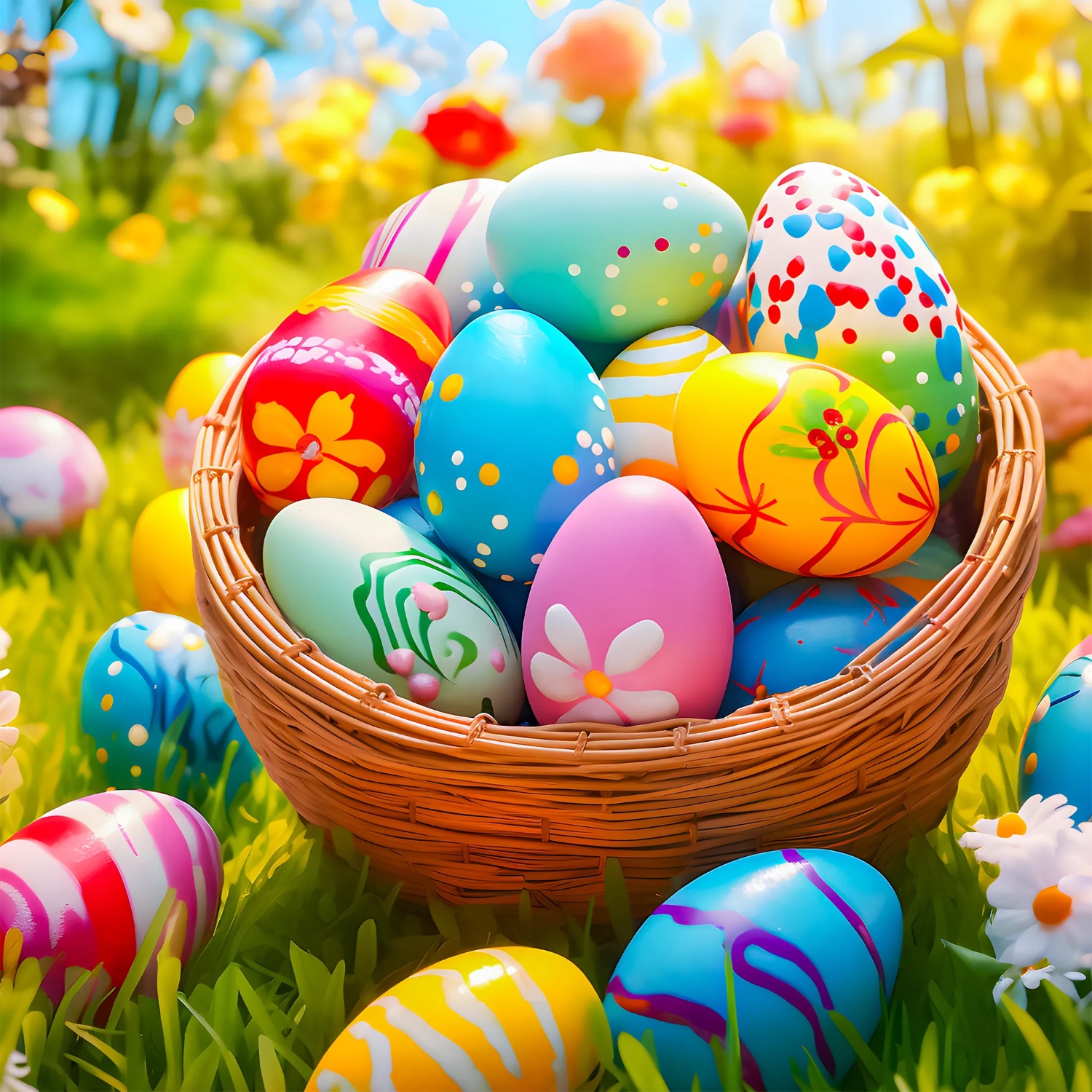 Solve Happy Easter 600 jigsaw puzzle online with 600 pieces