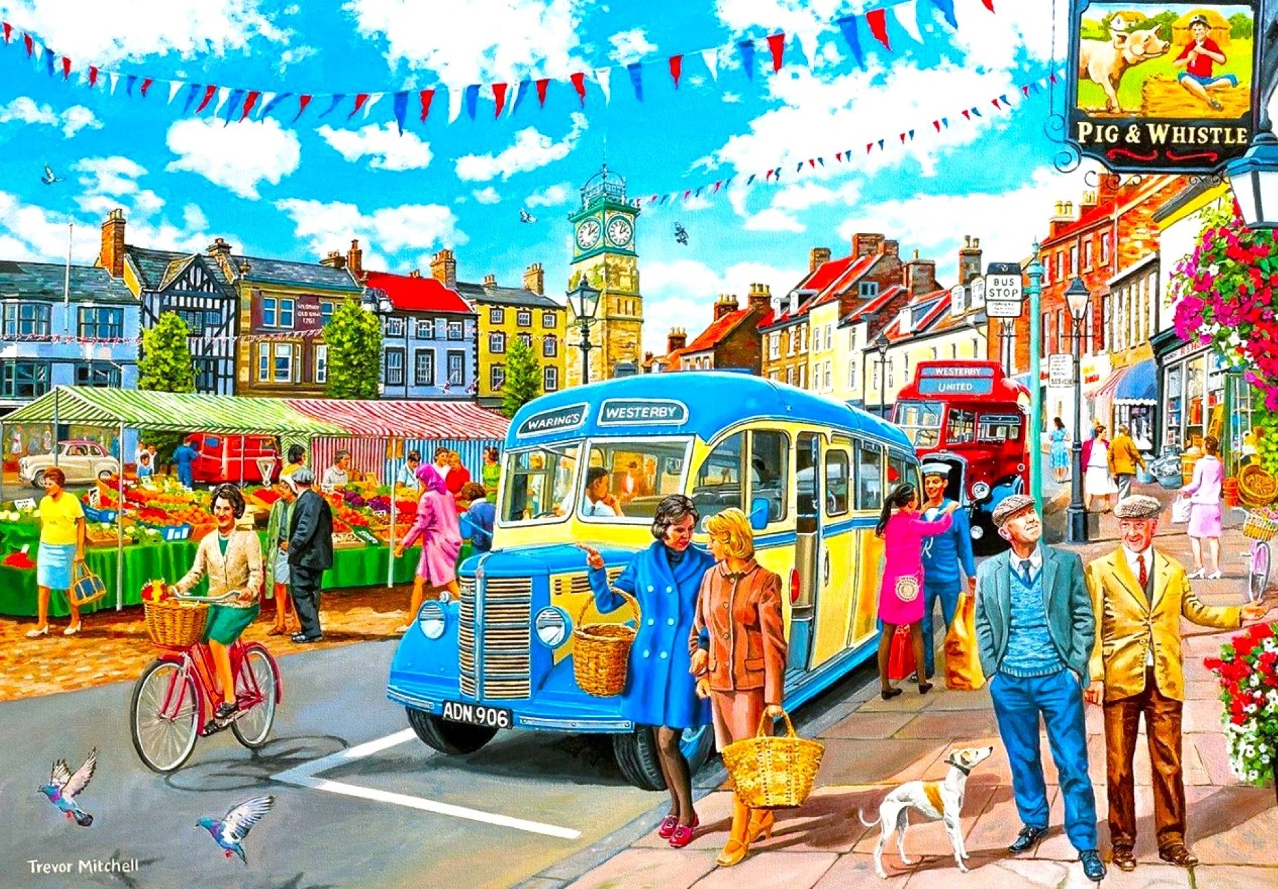 Solve On a Street jigsaw puzzle online with 140 pieces
