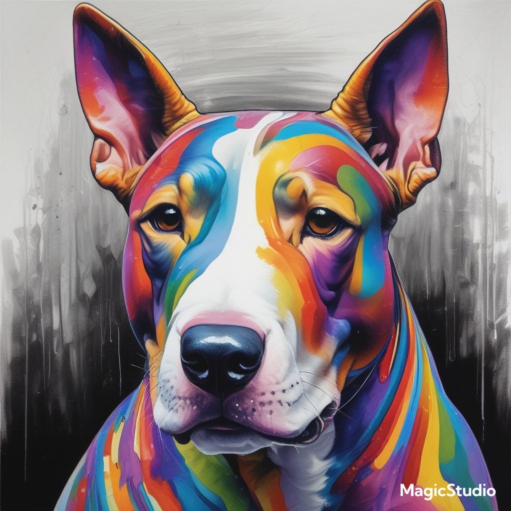 Jigsaw Puzzle | 100 pieces | ★⭒𝐀𝐈 𝐀𝐫𝐭 - 𝐁𝐮𝐥𝐥 𝐓𝐞𝐫𝐫𝐢𝐞𝐫⭒★ | Jigidi