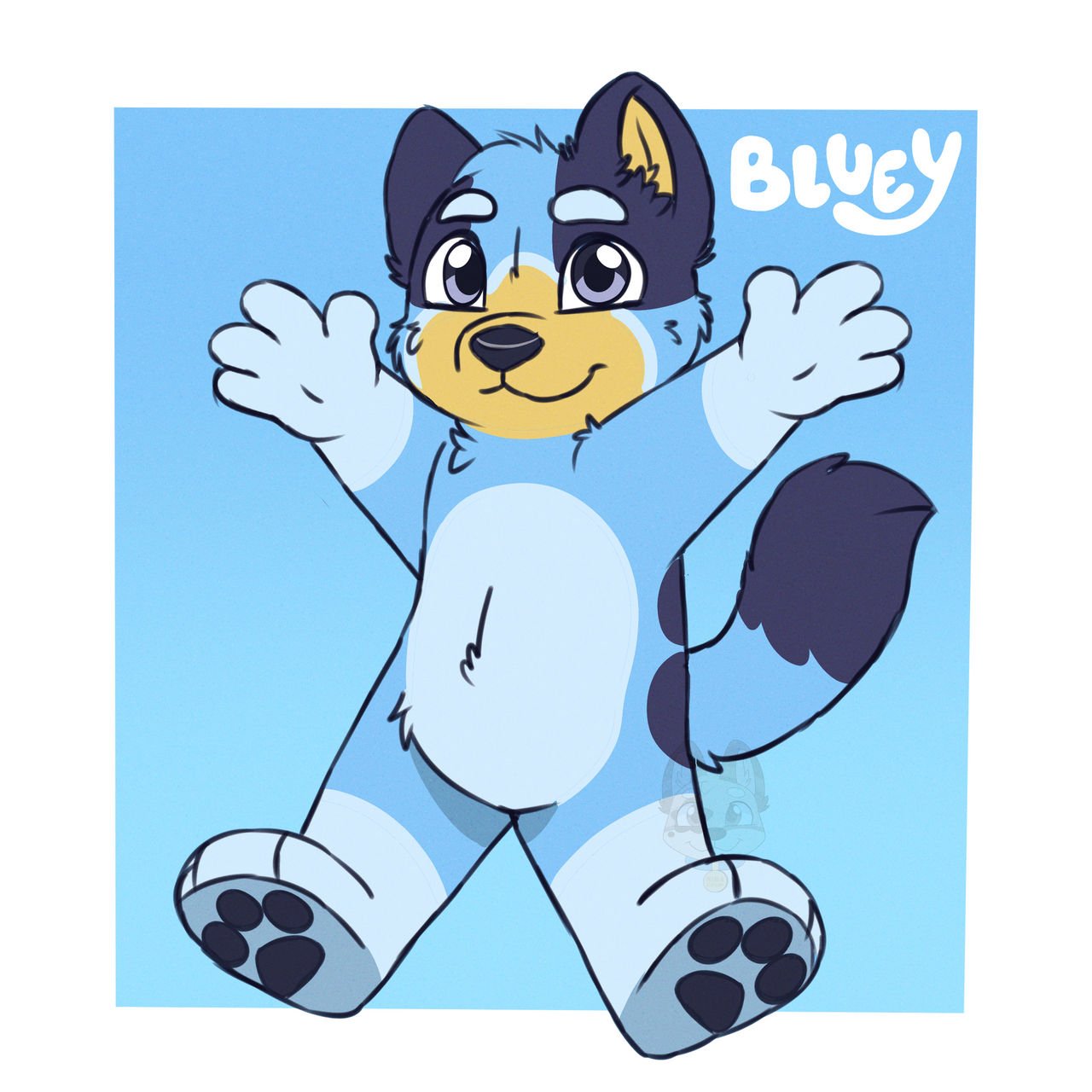 Solve bluey jigsaw puzzle online with 121 pieces