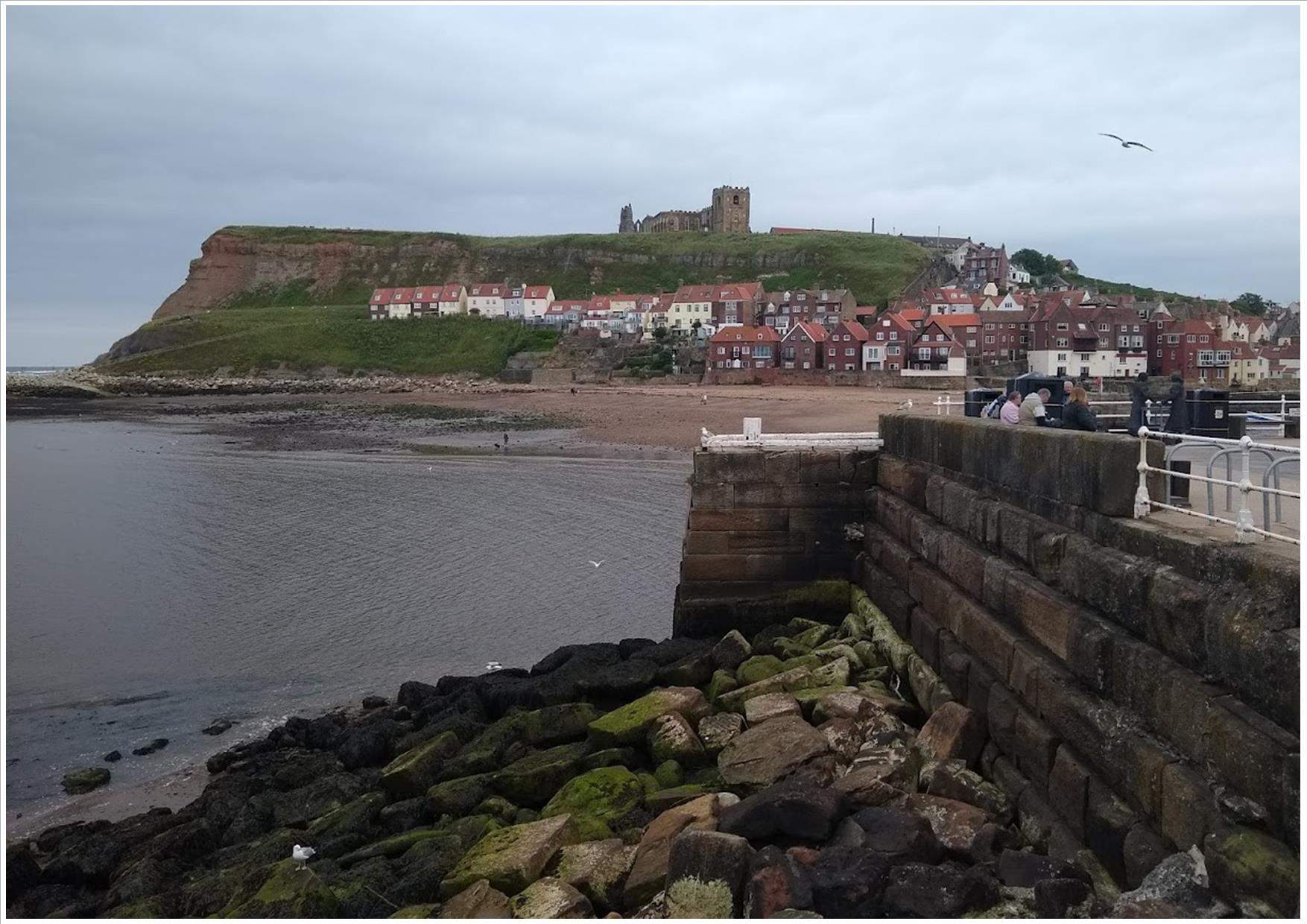 Solve Whitby Abbey jigsaw puzzle online with 300 pieces