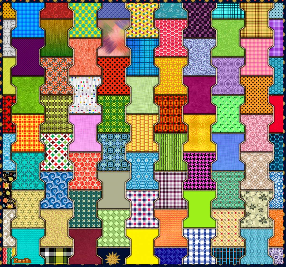 Solve Collage jigsaw puzzle online with 90 pieces