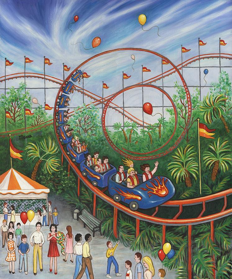 Solve Roller coaster jigsaw puzzle online with 63 pieces