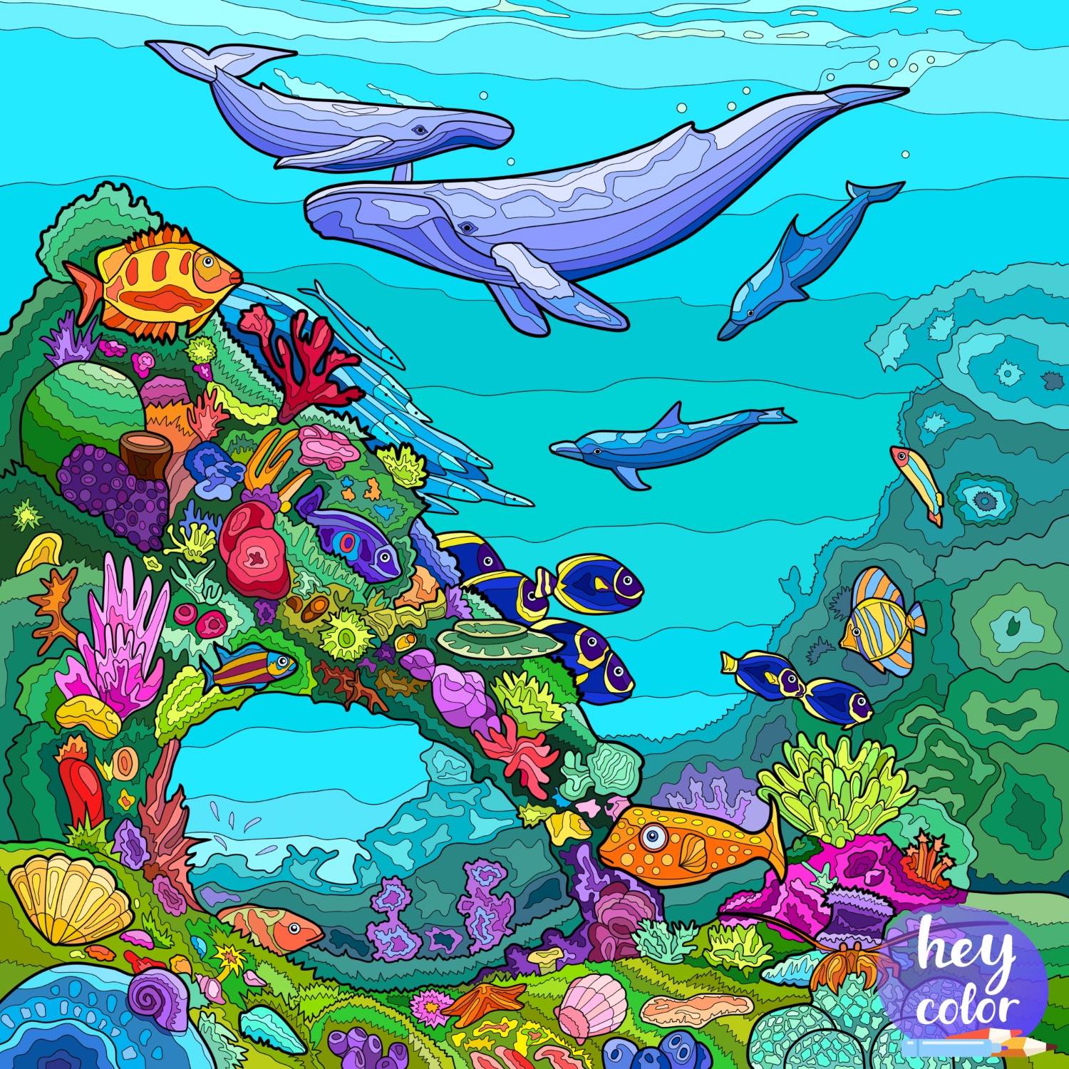 Solve Fishy Fishy Fishy Fish jigsaw puzzle online with 256 pieces