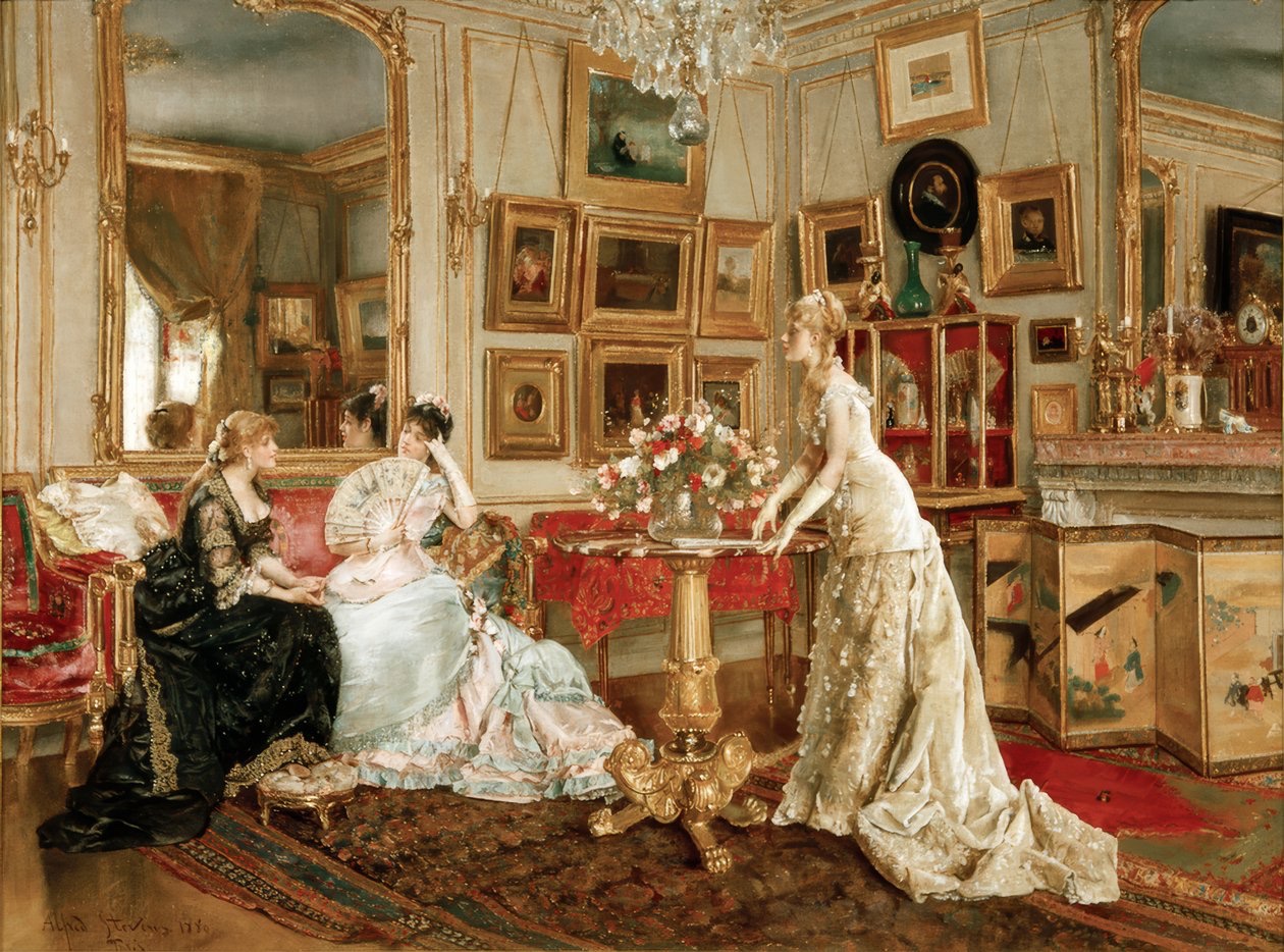 Solve Alfred Emile Stevens - The Painter's Writing Room jigsaw puzzle ...