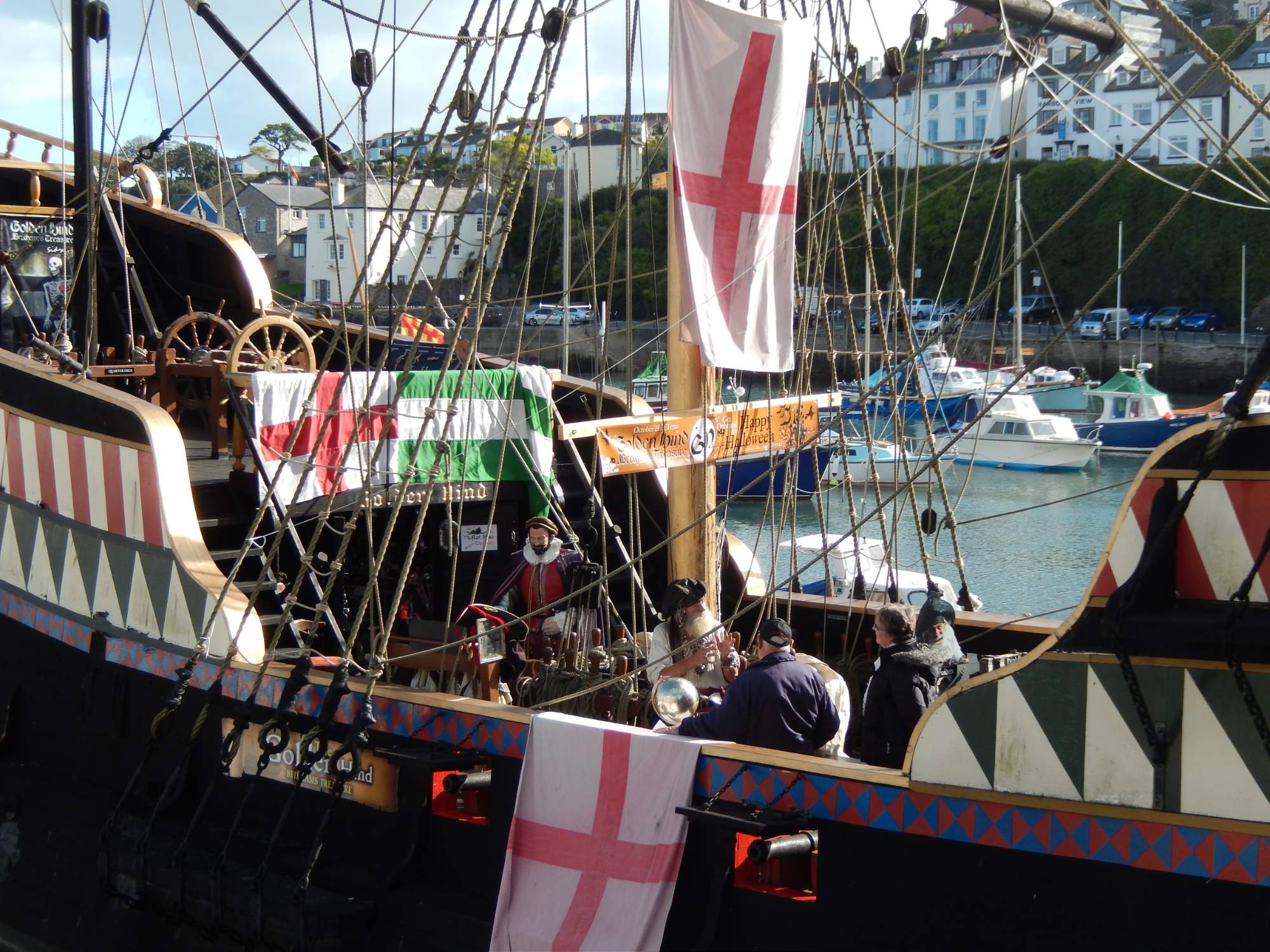 Solve The Golden Hind, Brixham, Devon jigsaw puzzle online with 540 pieces
