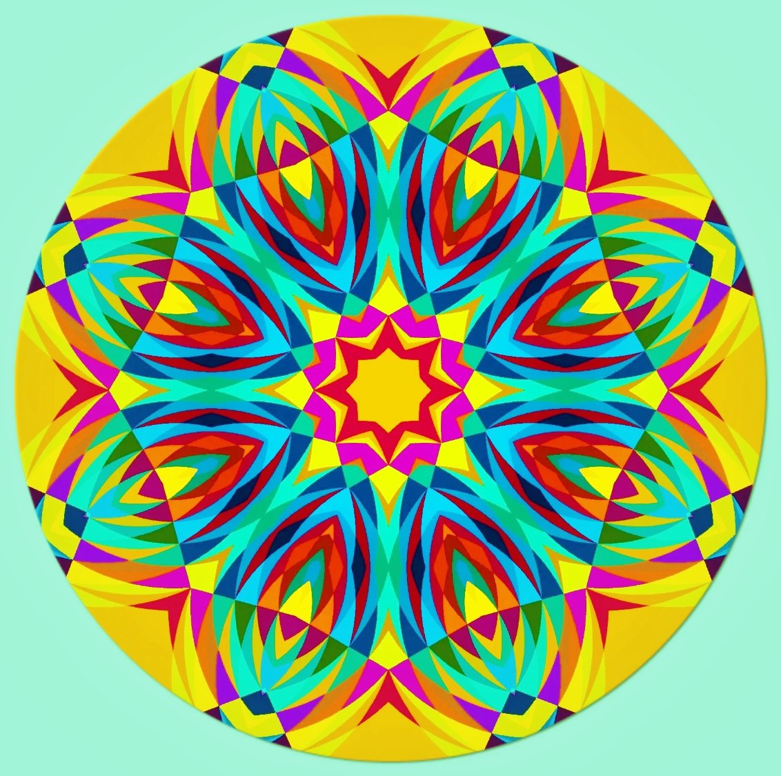 Solve Kaleidoscope jigsaw puzzle online with 25 pieces