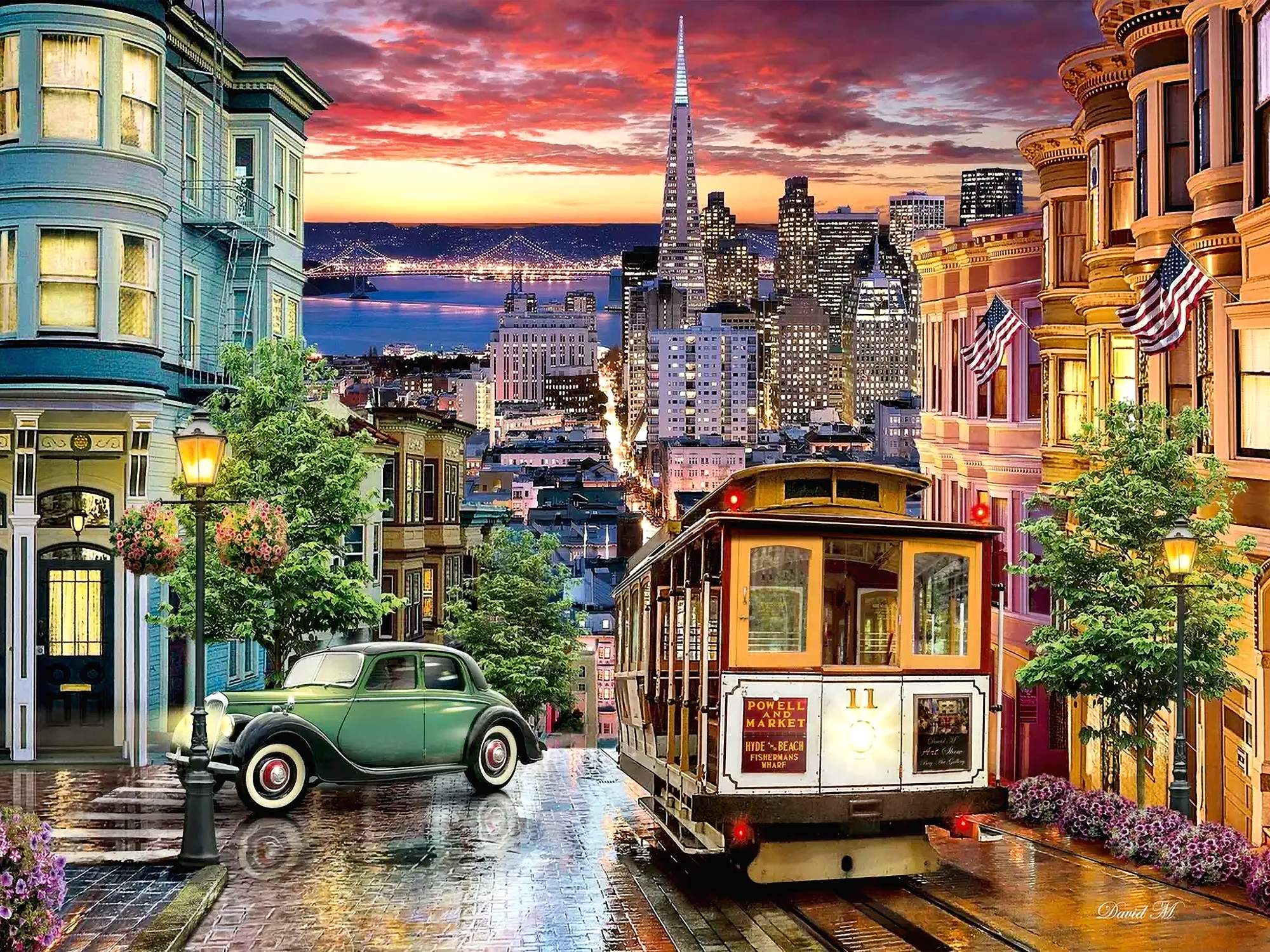 Solve San Francisco jigsaw puzzle online with 352 pieces