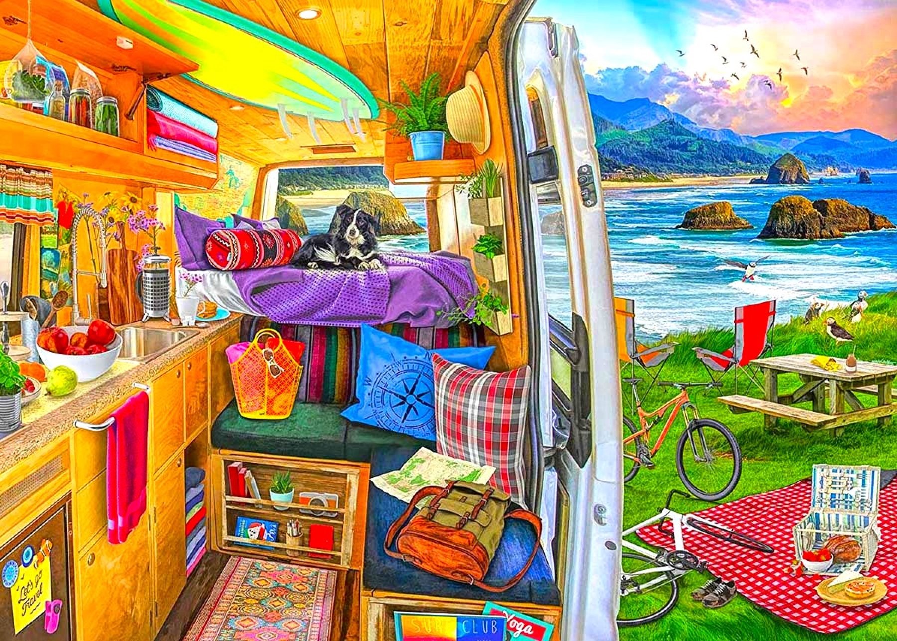 Solve On Vacation jigsaw puzzle online with 600 pieces