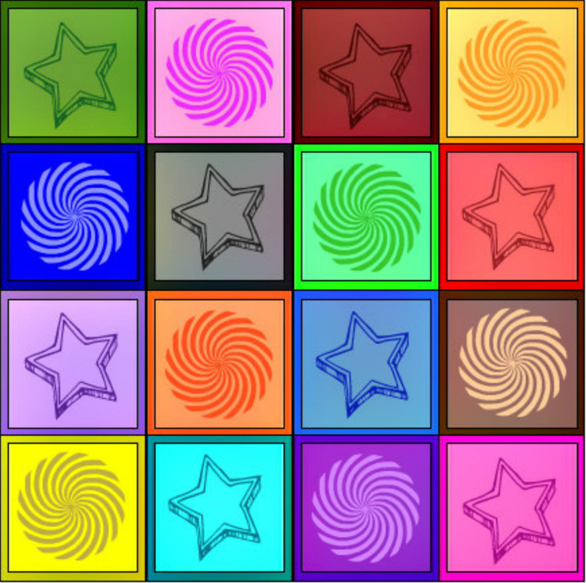 Solve Stars and Swirls - medium jigsaw puzzle online with 144 pieces
