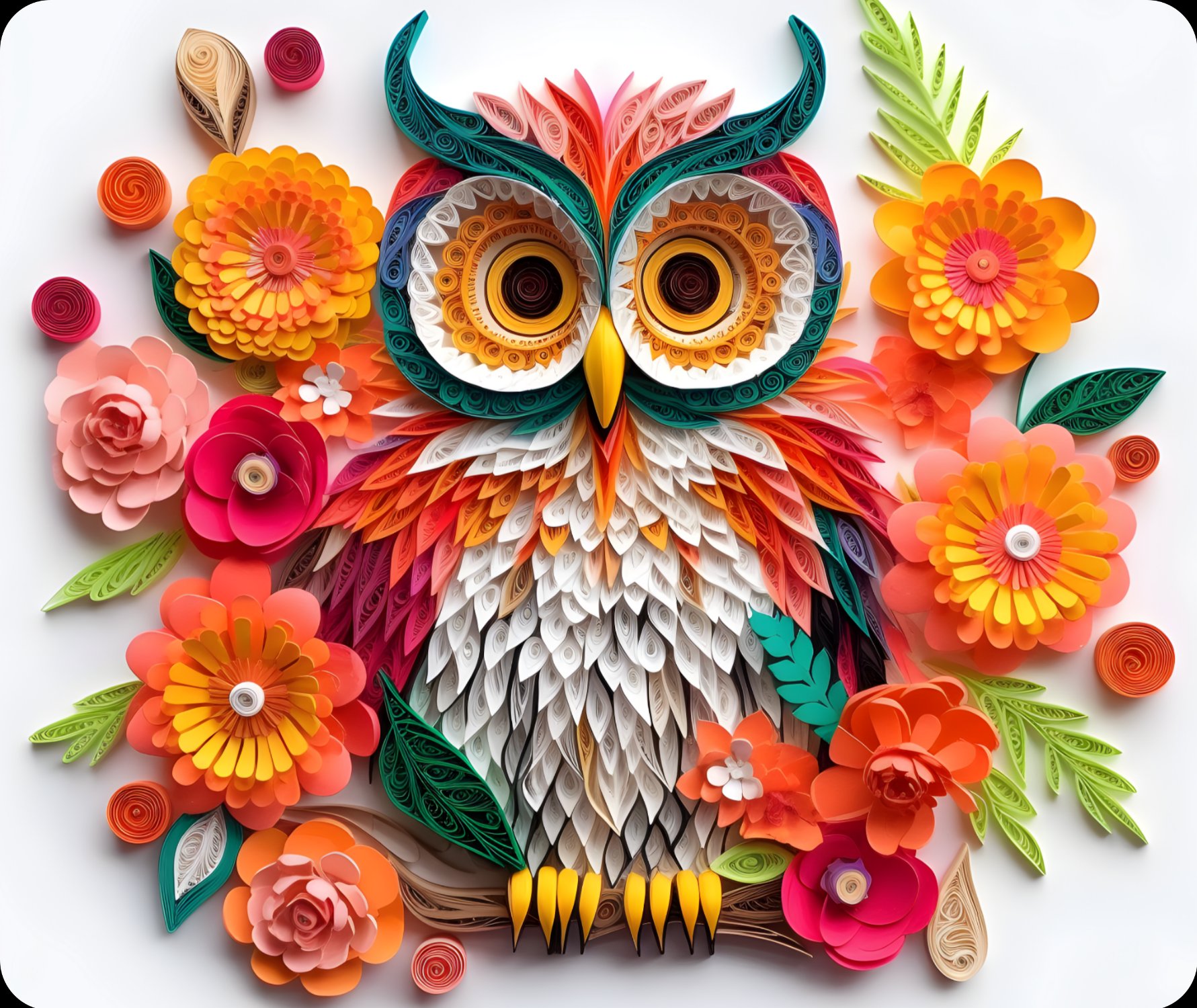 Solve Qwl Papercraft jigsaw puzzle online with 99 pieces