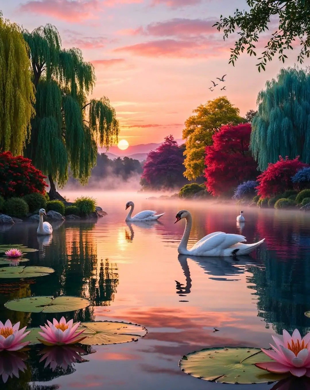 Solve Labutí jezero jigsaw puzzle online with 396 pieces