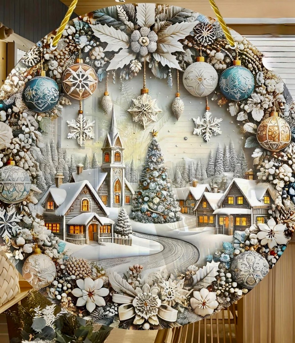 Solve Christmas Wreath jigsaw puzzle online with 30 pieces