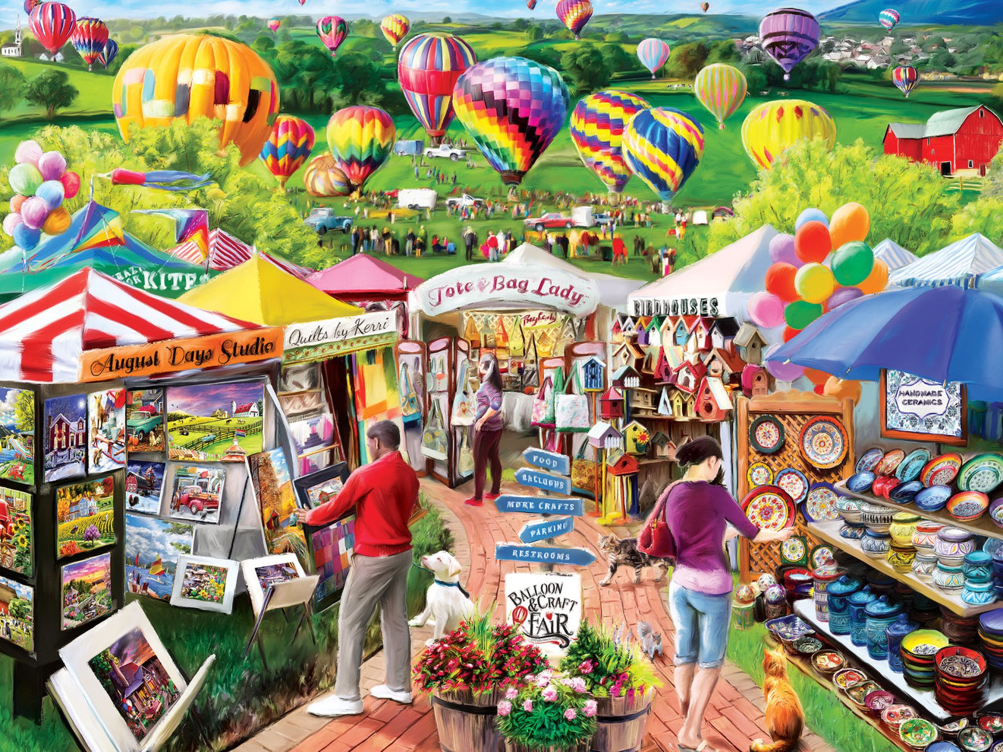 Solve Balloon & Craft Fair jigsaw puzzle online with 352 pieces