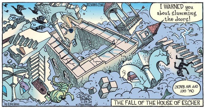 Solve Fall of the House of Escher (Piraro - 9 plus list of symbols ...