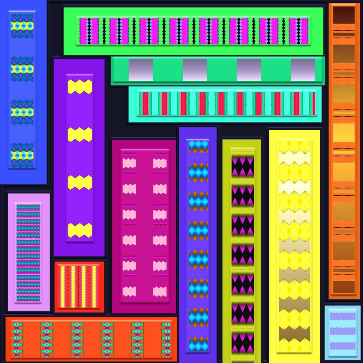 Solve PANELS jigsaw puzzle online with 225 pieces