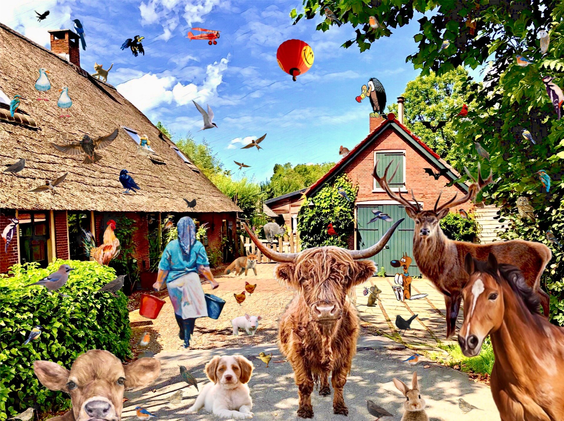 Solve Belachelijk grote puzzel 🐣 jigsaw puzzle online with 594 pieces