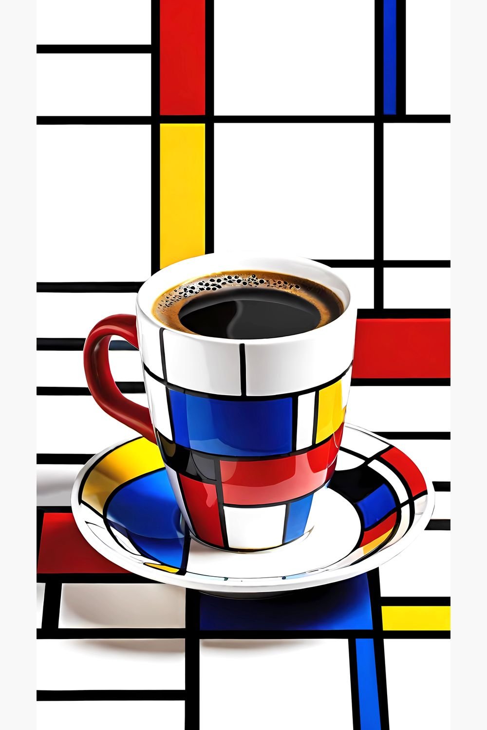 Solve Inspired by the work of Piet Mondrian (the number of pieces can ...