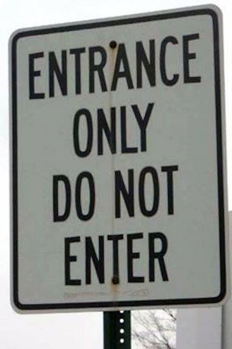 Solve funny signs jigsaw puzzle online with 12 pieces