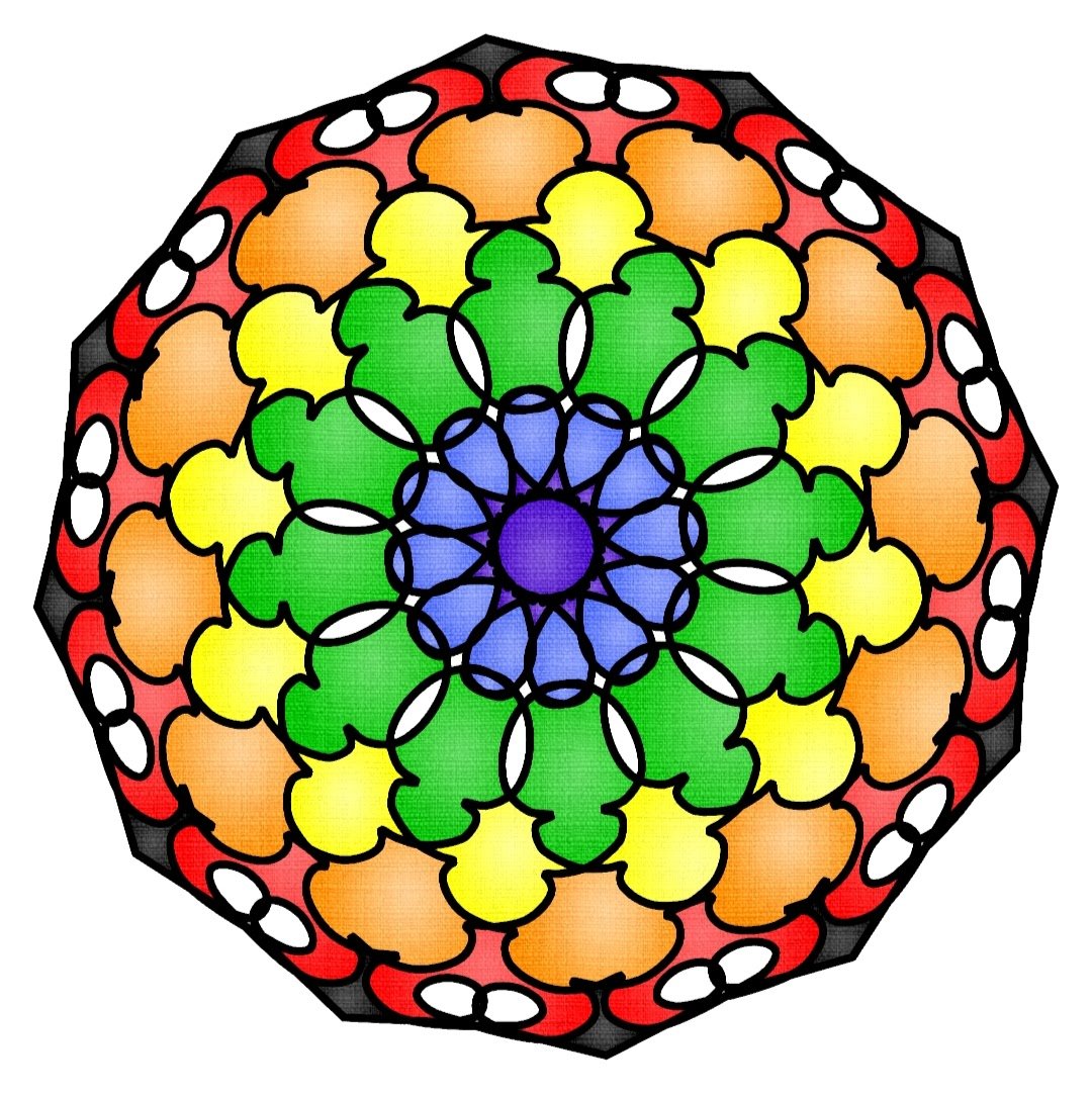 Solve Mandala 174 jigsaw puzzle online with 81 pieces