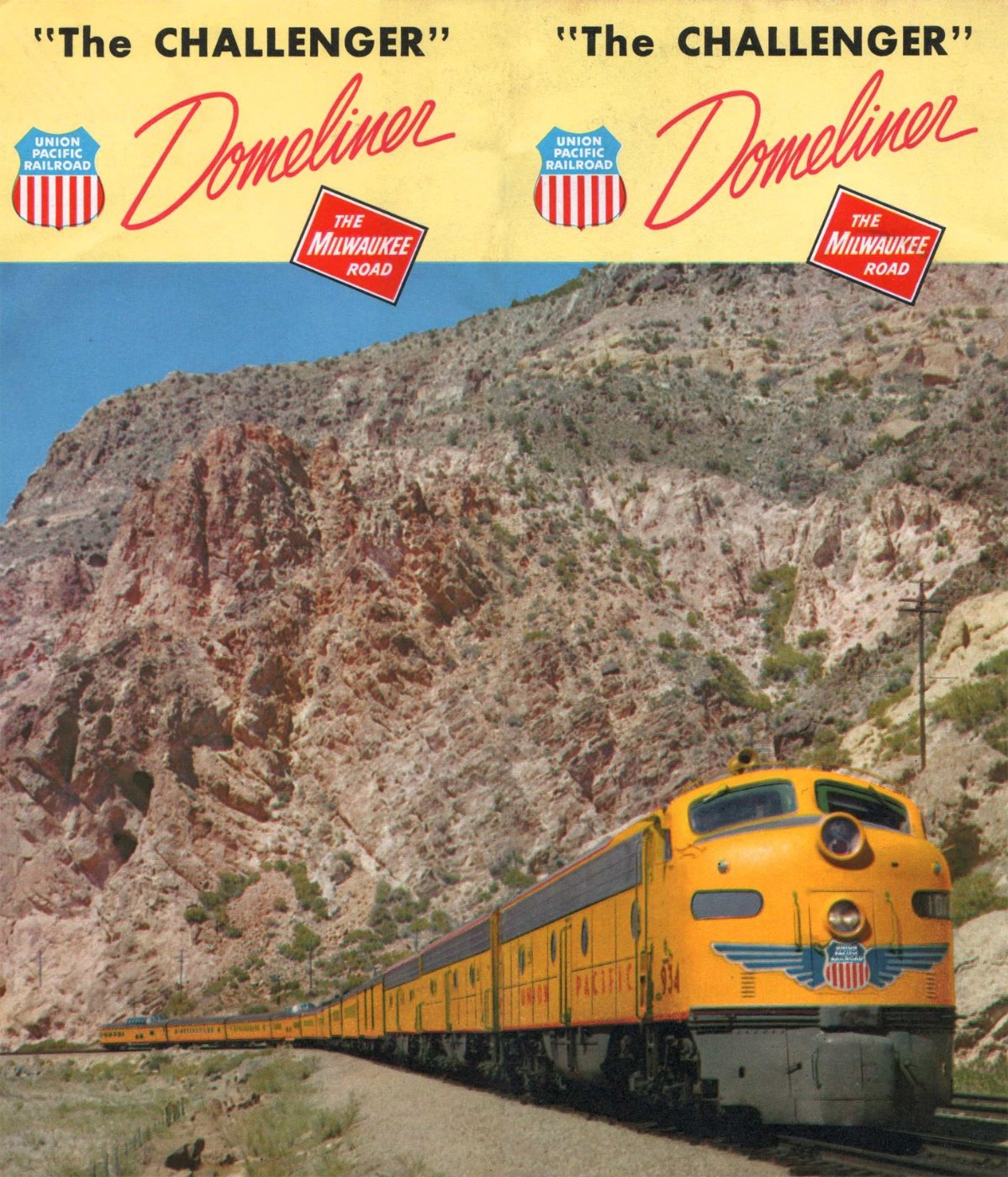 Solve The Union Pacific's Challenger jigsaw puzzle online with 42 pieces