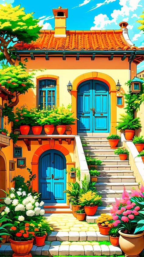 Solve Holiday Villa. jigsaw puzzle online with 60 pieces