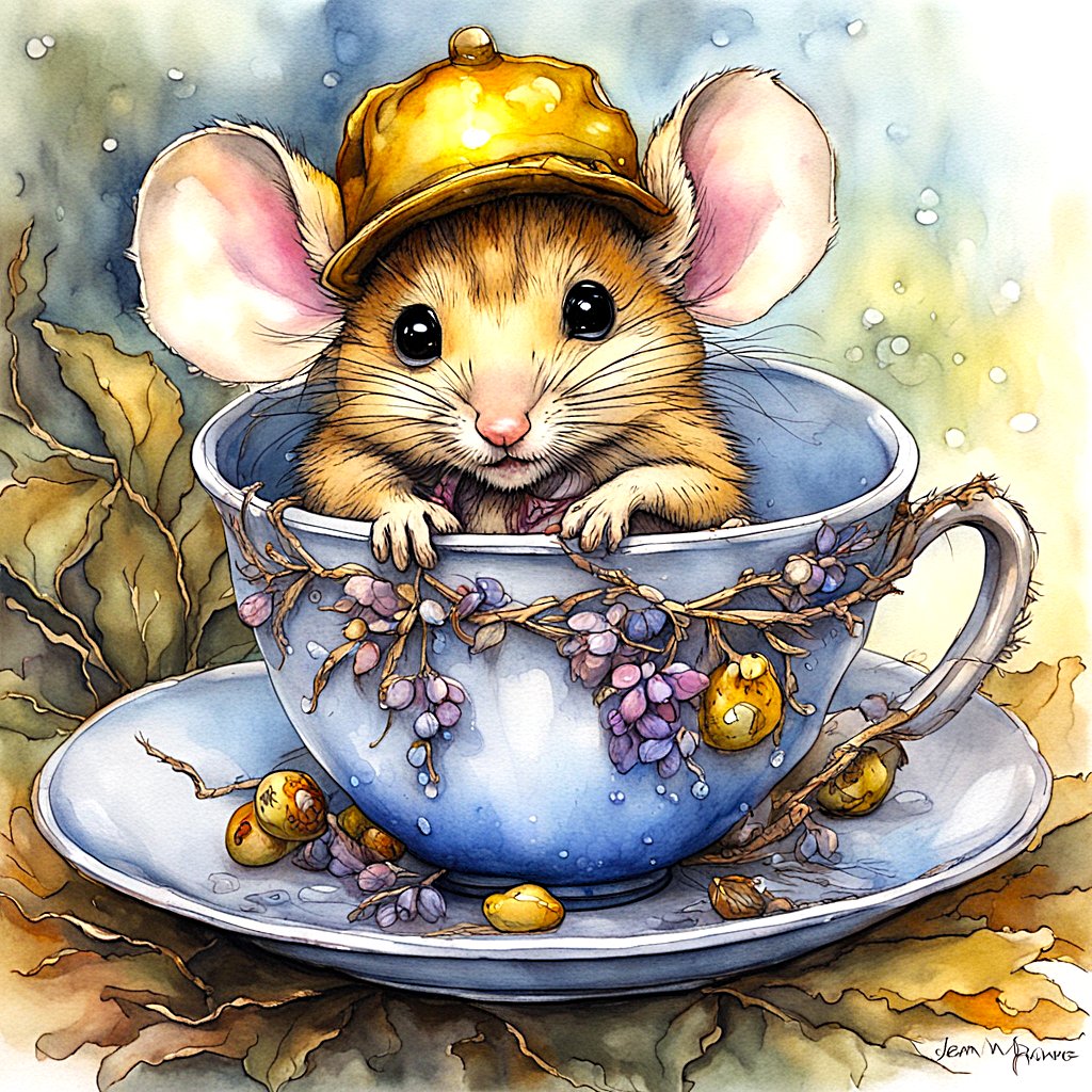 Solve What? Ain't You never seen a mouse bathing in a teacup before ...