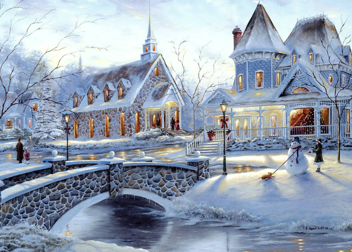 Solve Robert Finale, Home for Christmas jigsaw puzzle online with 108 ...