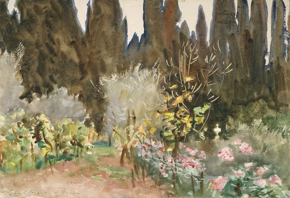 Solve John Singer Sargent - Gardens at Florence jigsaw puzzle online ...