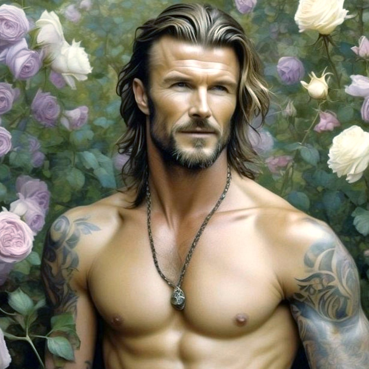 Solve David Beckham, AI artwork by Dillon Hardwood jigsaw puzzle online ...