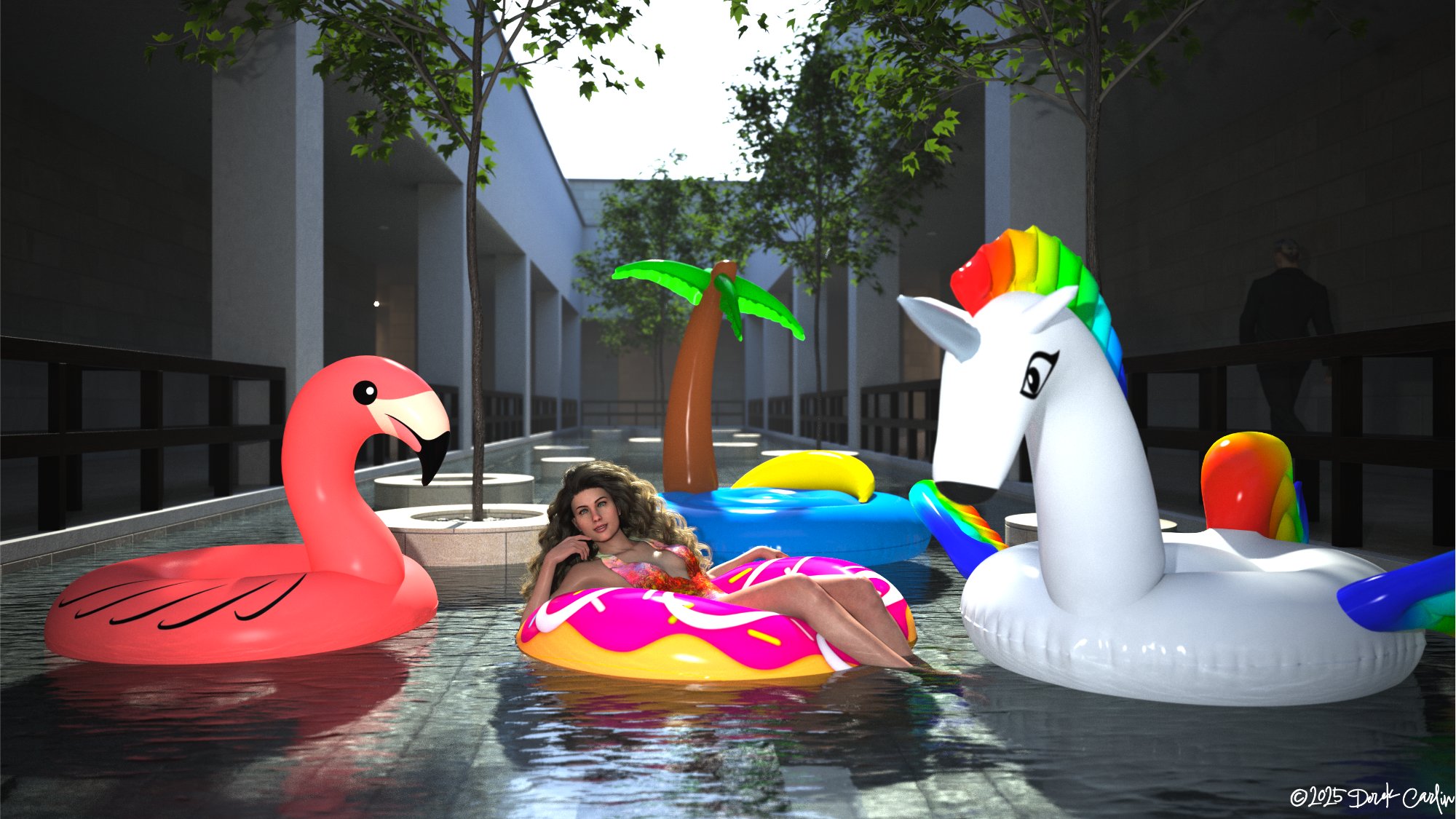 Solve Inflatable Flash Paradise jigsaw puzzle online with 350 pieces