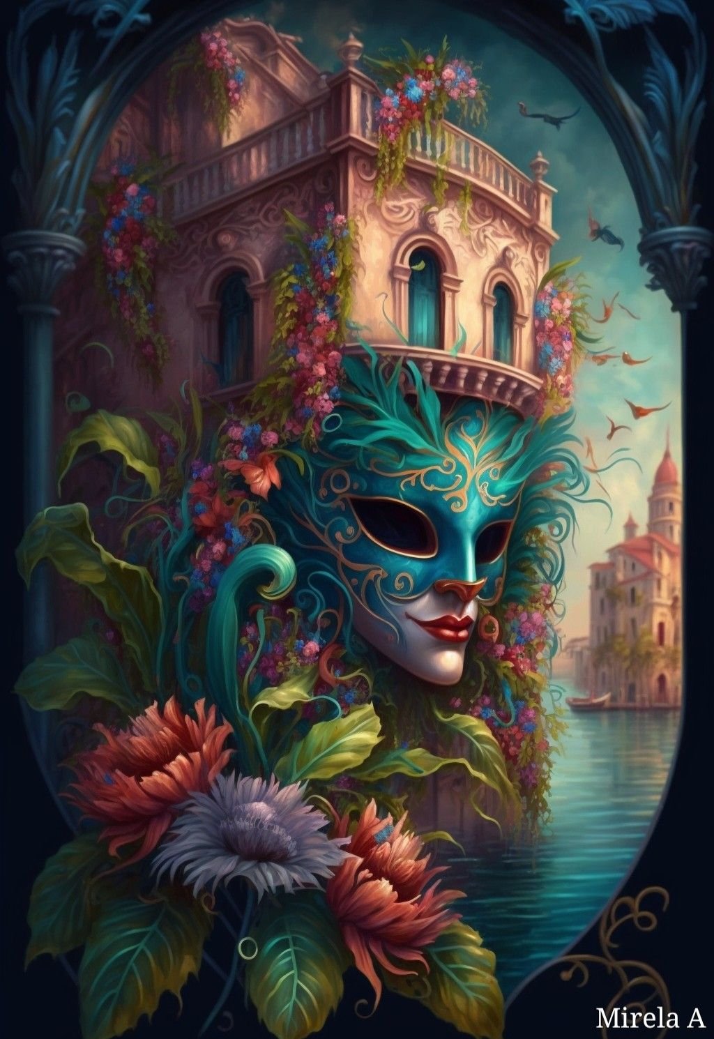 Solve Venetian Mask jigsaw puzzle online with 88 pieces