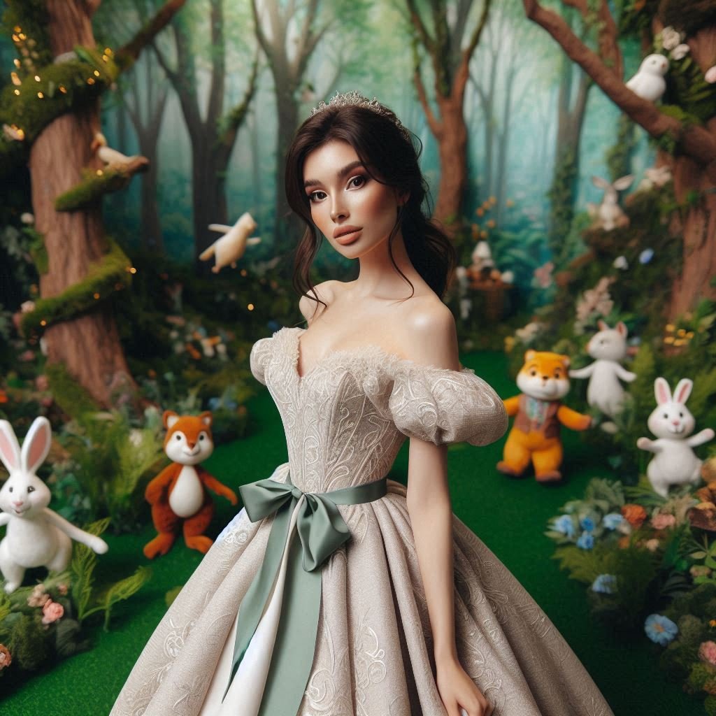 Solve Snow White jigsaw puzzle online with 49 pieces