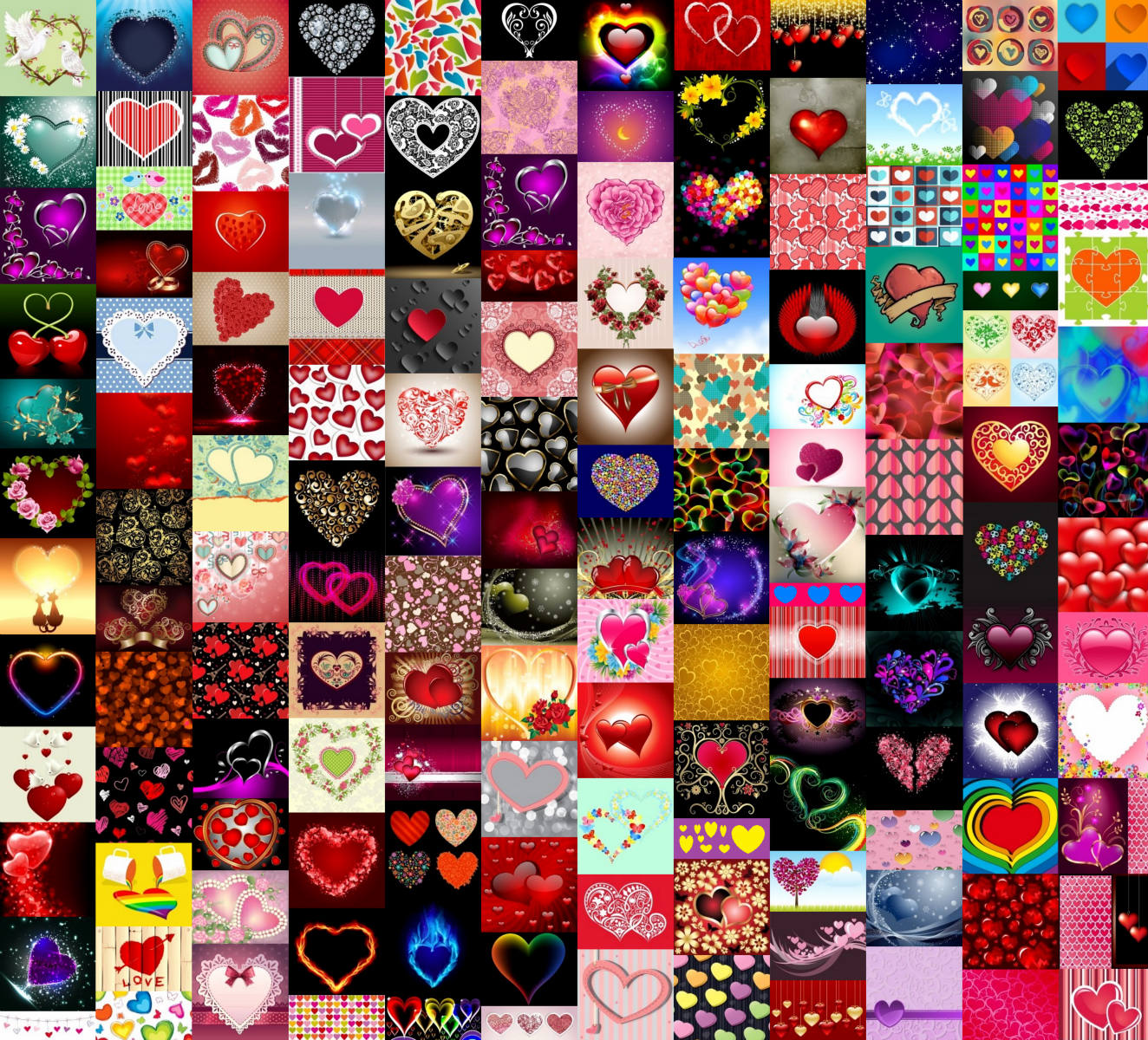 Solve HEARTS jigsaw puzzle online with 440 pieces