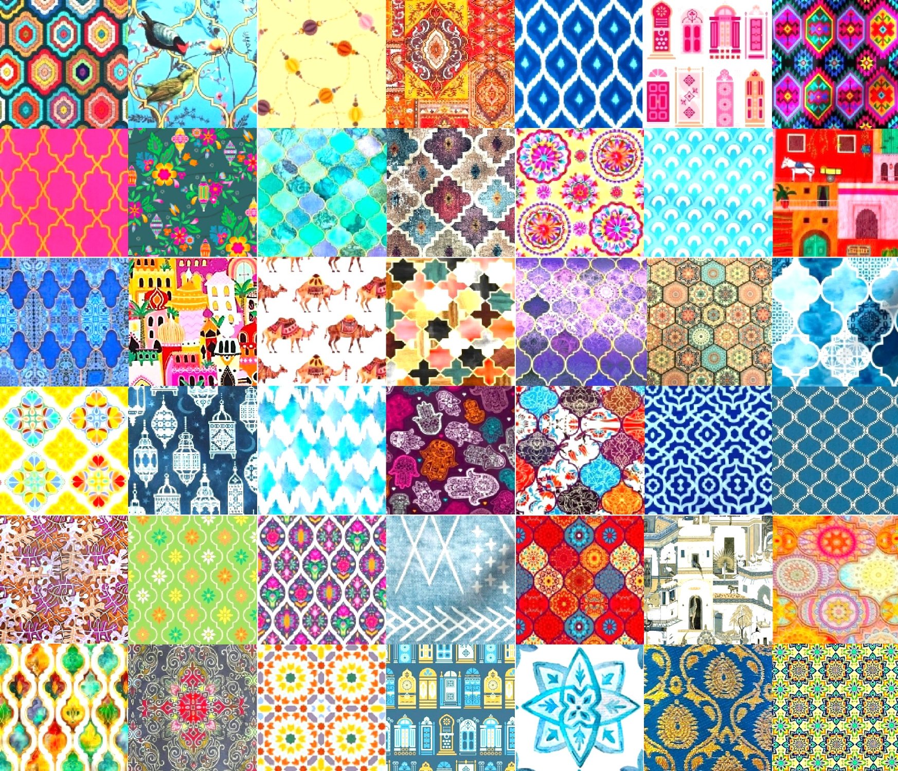 Solve PATCHWORK MOROCCAN 3 jigsaw puzzle online with 378 pieces