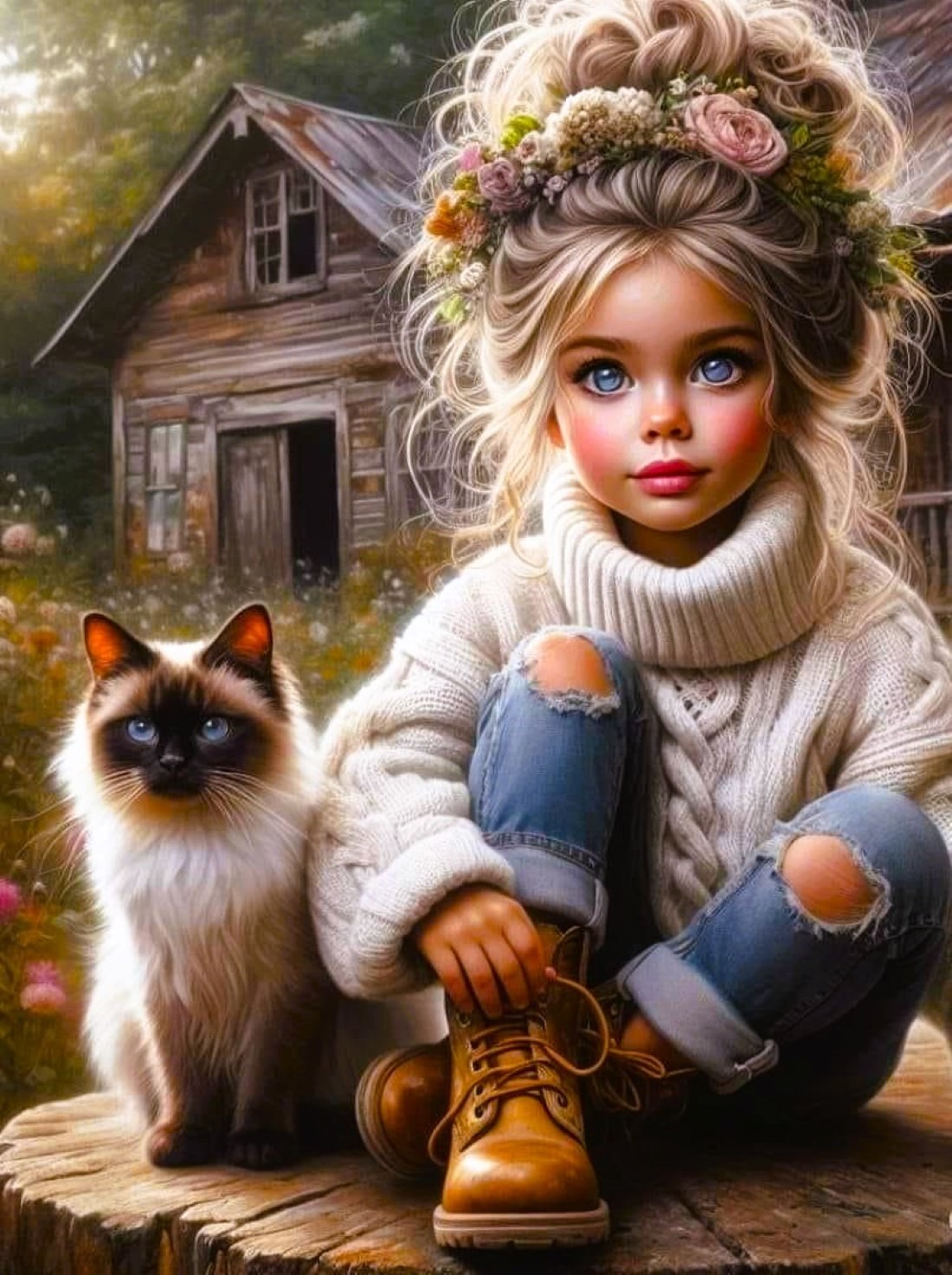 Jigsaw Puzzle | 88 pieces | The Beauty of a Child | Jigidi