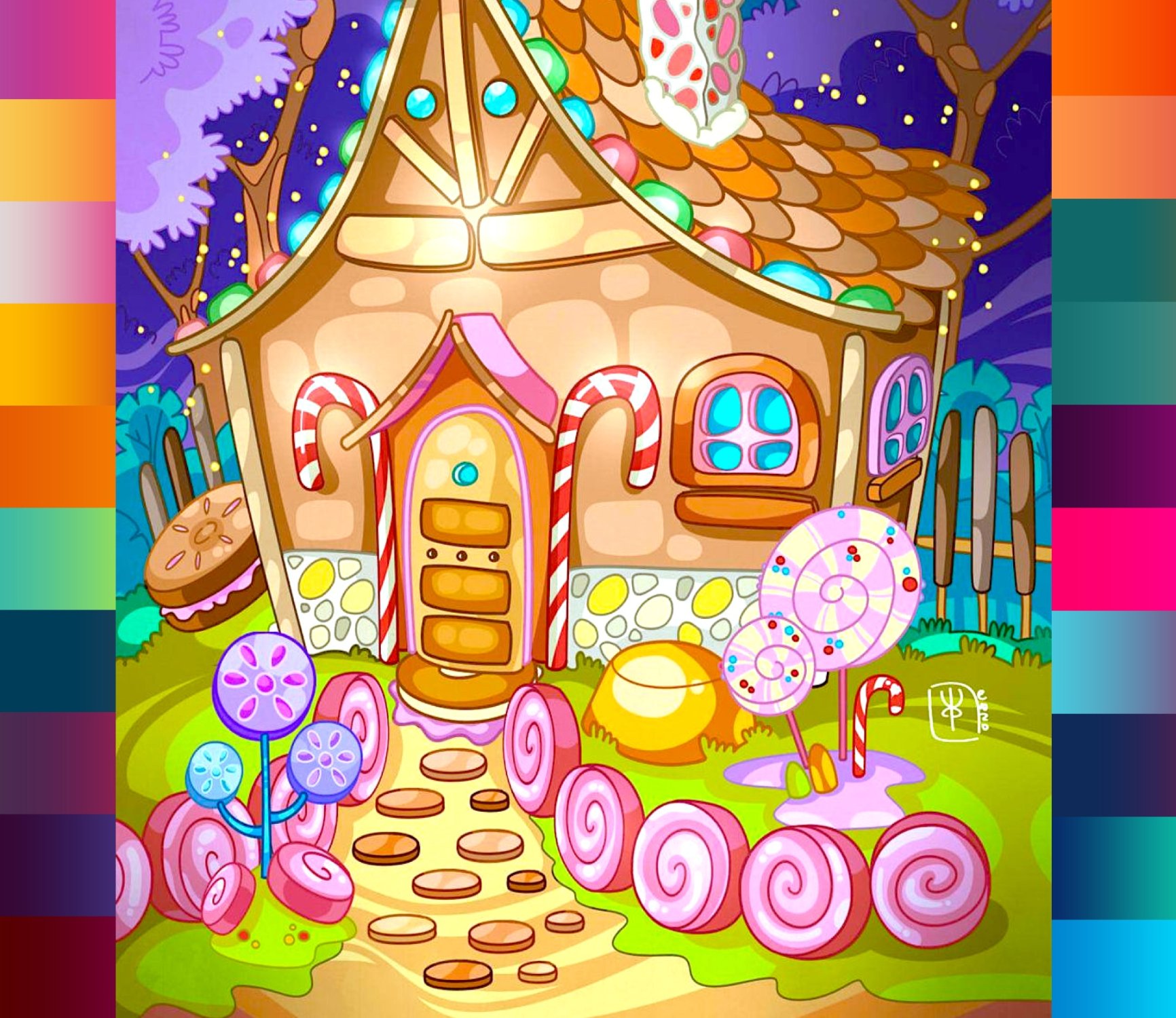 Solve gingerbread house jigsaw puzzle online with 120 pieces